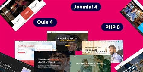 9 Templates Updated With Joomla 4 Quix 4 And Php 8 Compatibility