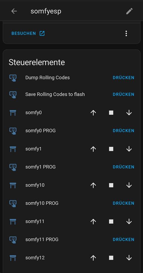Github Pdressen Somfyesp Esp8266 Esp32 Based Home Assistant Wifi Gateway For Somfy Rts Motors