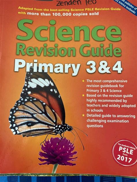 Science Revision Guide Primary 3 And4 Hobbies And Toys Books And Magazines Assessment Books On