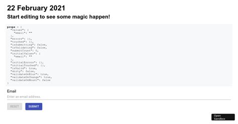 Test Forked Codesandbox