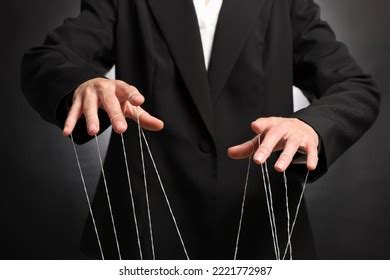 Woman Suit Pulling Strings Puppet On Stock Photo Shutterstock