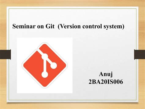 Git Is A Distributed Version Control System Ppt Free Download