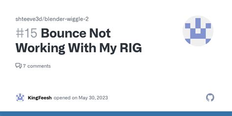Bounce Not Working With My Rig · Issue 15 · Shteeve3dblender Wiggle 2 · Github