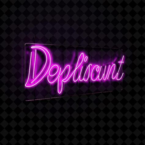 dazzling neon depth of deep discount text in neon purple wit png y2k decorative sale post