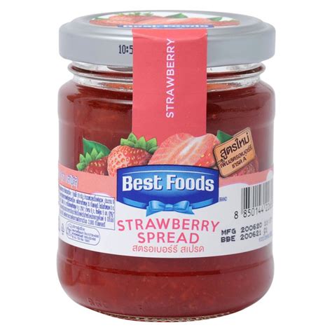 Best Foods เบสท์ฟู้ดส์ แยมสตรอว์เบอร์รี สเปรด 160 ก Shopee Thailand