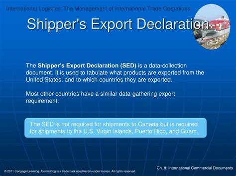 Ppt Chapter Nine International Commercial Documents Powerpoint