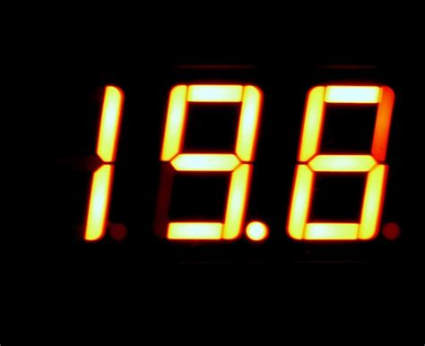 Premium Photo Lcd Display Showing Temperature