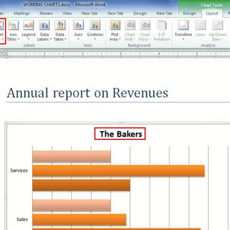 How To Modify Chart Data In Microsoft Word 2010 Howtech