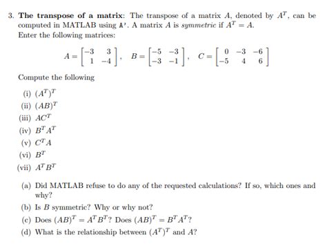 Matlab Transpose Matrix Neryforsale