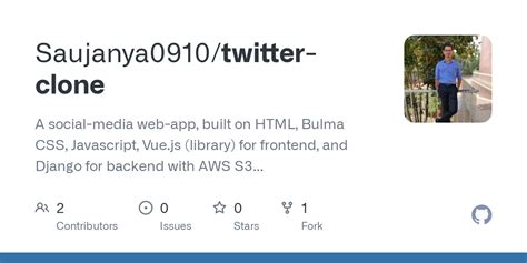github saujanya0910 twitter clone a social media web app built on