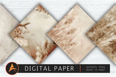 9 Pampas Grass Digital Backgrounds Designs And Graphics