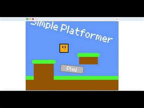 How To Make A Simple Scrolling Platformer A Start Screen In Scratch Scratch Tutorial YouTube