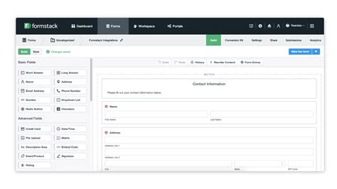 Formstack Smartsheet