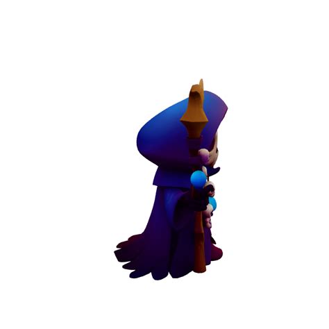 Cute Skeleton Mage Character Free 3d Models On Pixabay