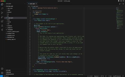 FlutterVSCodeで新規プロジェクト作成