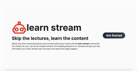 Learn Stream Devpost