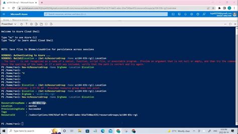 How To Manage Azure Resources By Using Azure Powershellcloudshellazure Tutorialazure