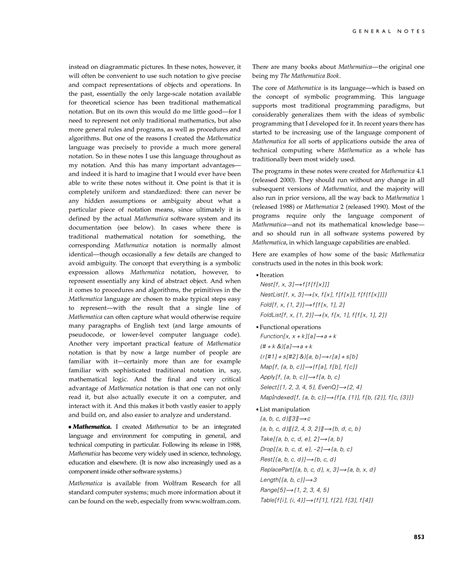 Notes For General Notes A New Kind Of Science Online By Stephen Wolfram Page 853