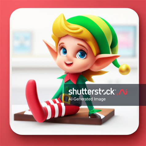 Cute 3d Hyper Realistic Elf On Ai Generated Image 2383350361 Shutterstock