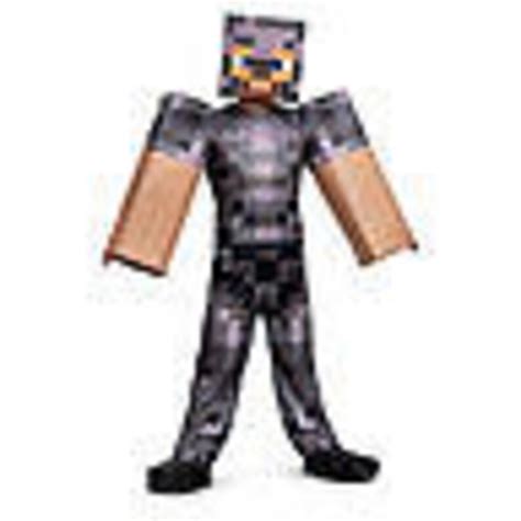 Minecraft Steve In Netherite Armor Deluxe Costume Etsy