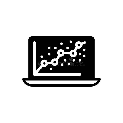 Black Solid Icon For Correlation Connection And Related Stock Vector