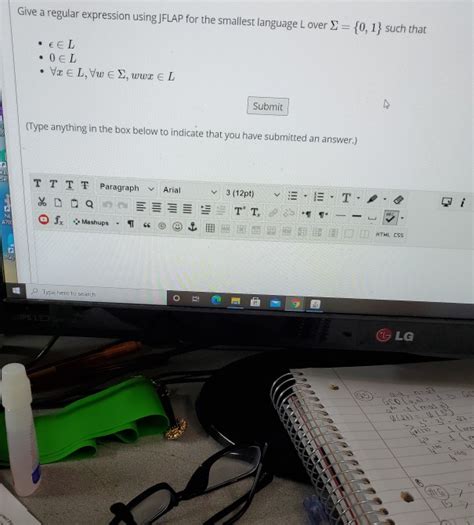 solved give a regular expression using jflap for the