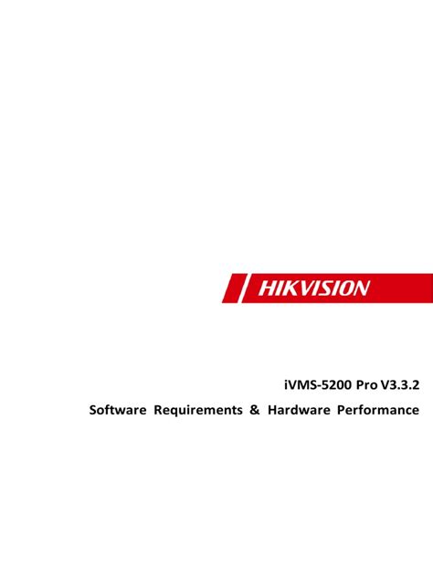 ivms 5200 pro v3 3 2 software requirements hardware performance pdf 64 bit computing