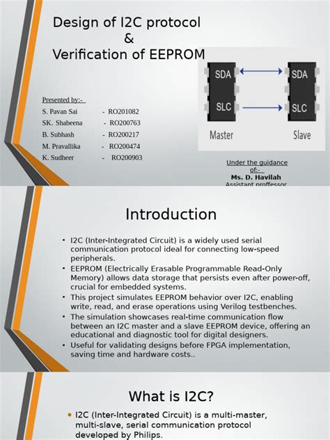 I2c Eeprom Simulation In Verilog 2 Pdf Manufactured Goods Digital Electronics