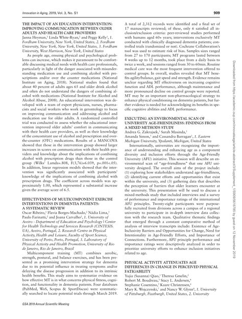 Pdf Effectiveness Of Multicomponent Exercise Interventions In