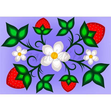 Ojibwe Floral Native American Indigenous Art