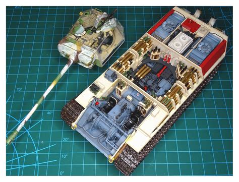 Panter Full Interior Panther Tank Scale Model Kits Model Tanks