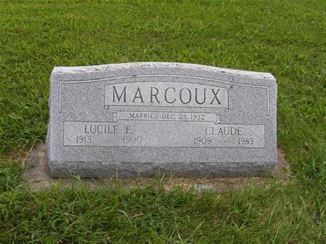 Claude Marcoux 1909 1983 Memorial Find A Grave