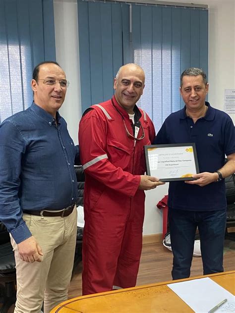 It Was Pleasure To Receive Such Award From Shell Country Chairman For The Distinguished Safety