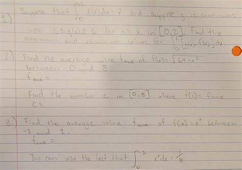 Solved Suppose That 02f X Dx 7 And Suppose G Is Continuous Chegg Com