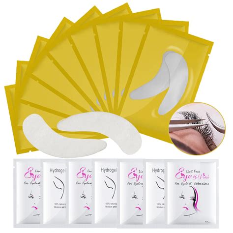 500 쌍 속눈썹 연장 용 눈 패치 젤 종이 패치 속눈썹 아래 눈 패드 린트 무료 속눈썹 스티커 랩 메이크업 도구 속눈썹 패드 Aliexpress