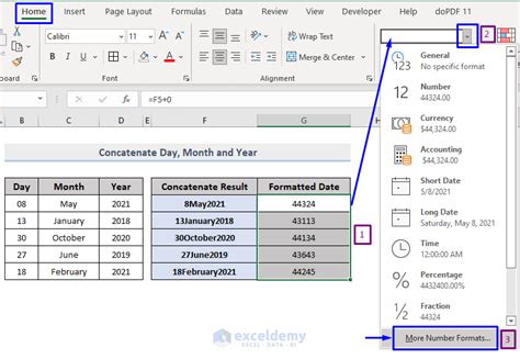 How To Concatenate Date That Doesnt Become Number In Excel 5 Ways