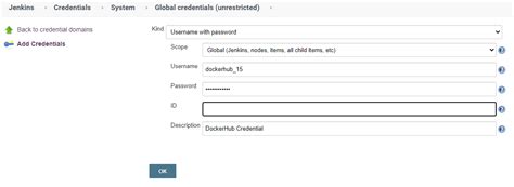 Git How To Add Dockerhub Credentials On Jenkins Stack Overflow