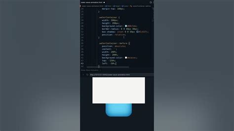 Water Wave Animation Using Html Css Javascript 🚀💡 Webdesign Waterwaves Webanimation