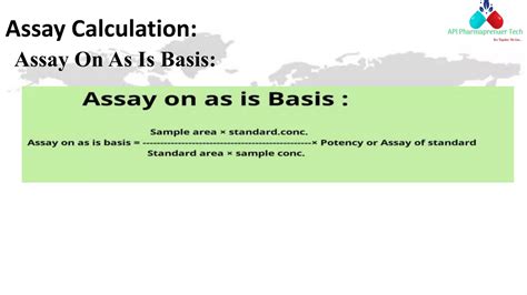 Api Intermediates Assay Potency And Purity Pptx