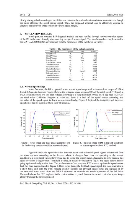 A Robust Diagnosis Method For Speed Sensor Fault Based On Stator