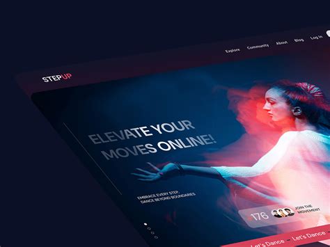 website ui design stepup behance