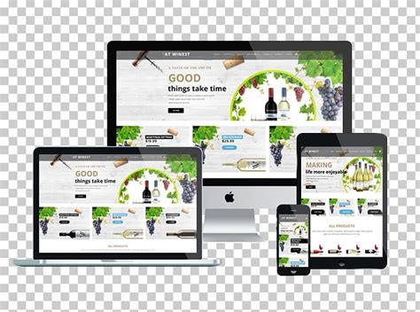 Responsive Web Design Wordpress Template Theme Woocommerce Png Clipart