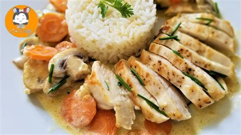 부드러운 닭가슴살 스테이크와 버섯 크리미 소스 Youtube