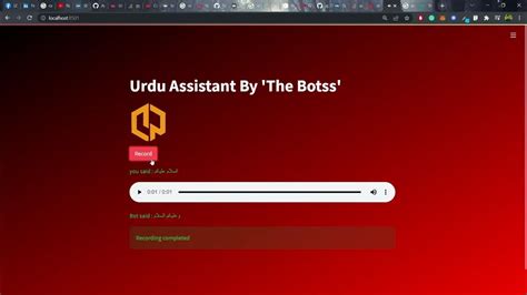 Voice Based Chatbot Deepspeech Urdu Youtube