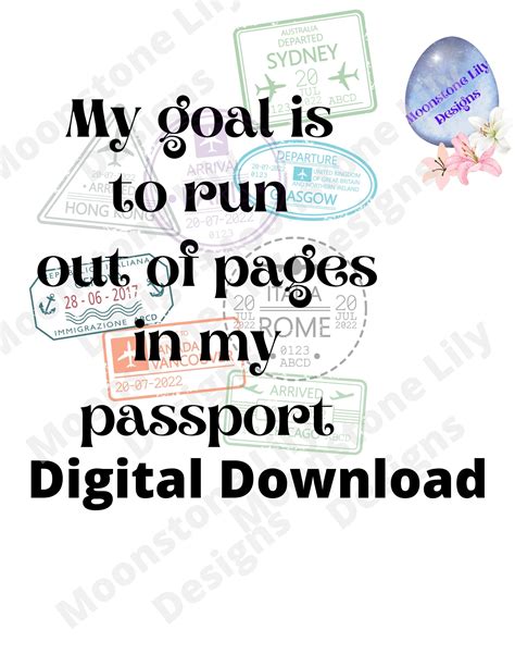 Travel Svg Passport Svg Passport Stamp Svg Digital Download