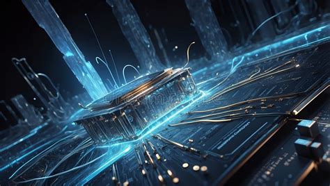 Quantum Dive Unlocking Qubits With Ai Visualization Ai Generate Stock Illustration