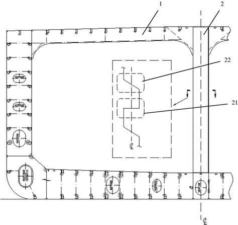 一种大间距甲板强横梁与槽型纵舱壁连接结构的制作方法