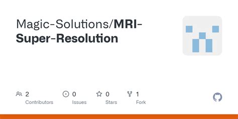 Github Magic Solutionsmri Super Resolution
