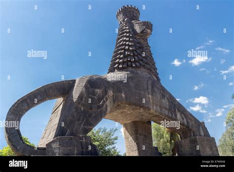 The Iconic Statue Of The Lion Of Judah In Addis Ababa Ethiopia Near