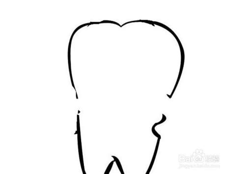 手画牙齿儿童简笔画 简笔画图片大全 普车都